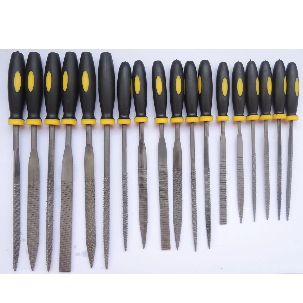 18pcs Woodworking DIY Folder Hand File Set Carving Mini Files Set ...