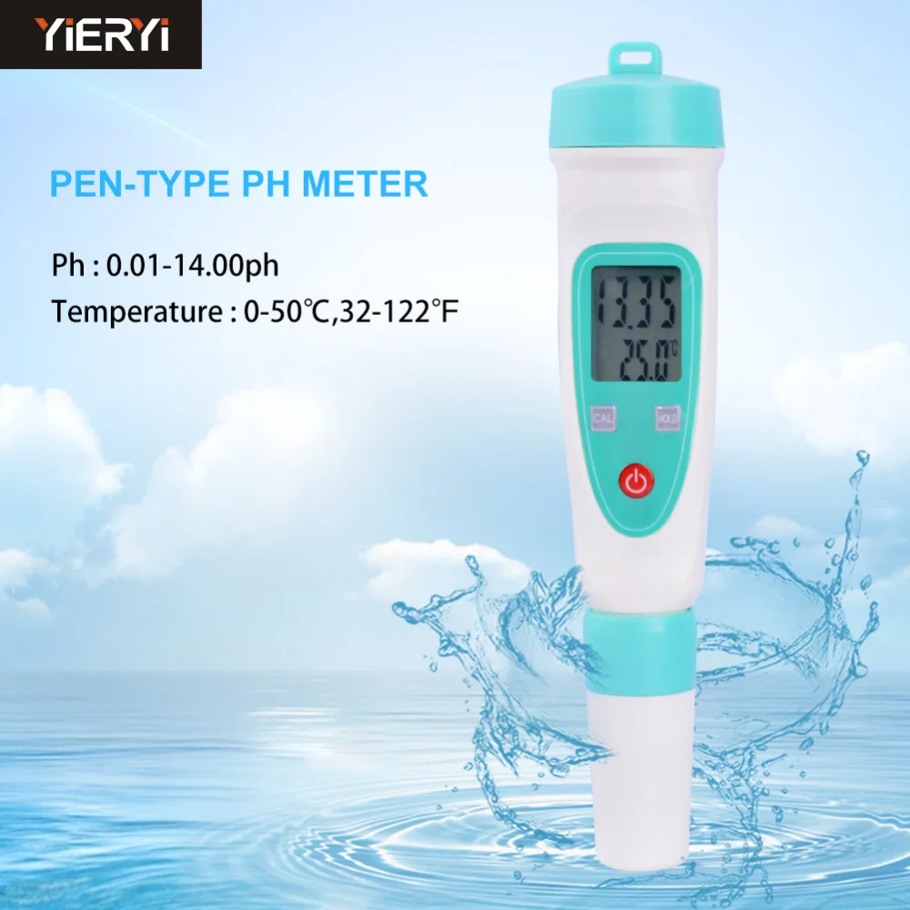 PH 220 PH Meter Pen Acidity PH Value Tester High Accuracy PH Tester ...