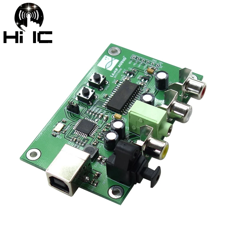 PCM2706 TDA1305 Digital interface USB To I2S/IIS / Optical Coaxial ...
