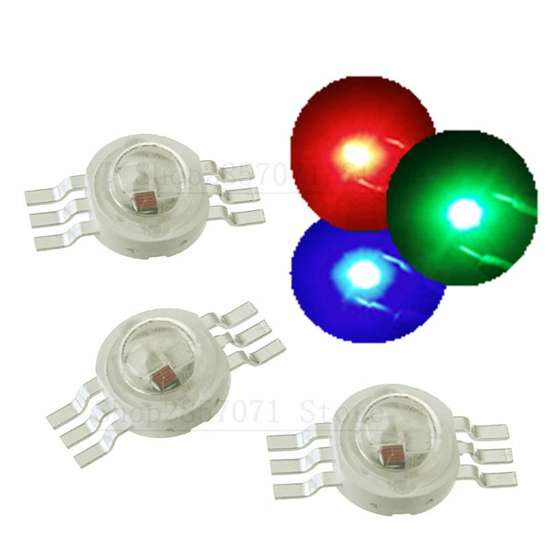 50pcs LED 3w High Power LED Chip, RGB Light Source|Light Beads ...