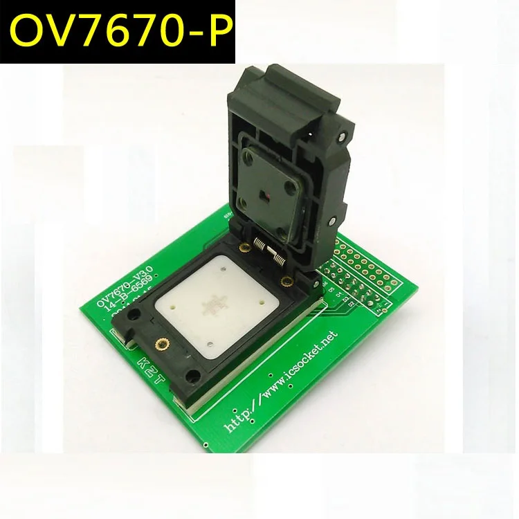 OV7670 P câmera chip banco de teste reliance interface flip probe seat ...