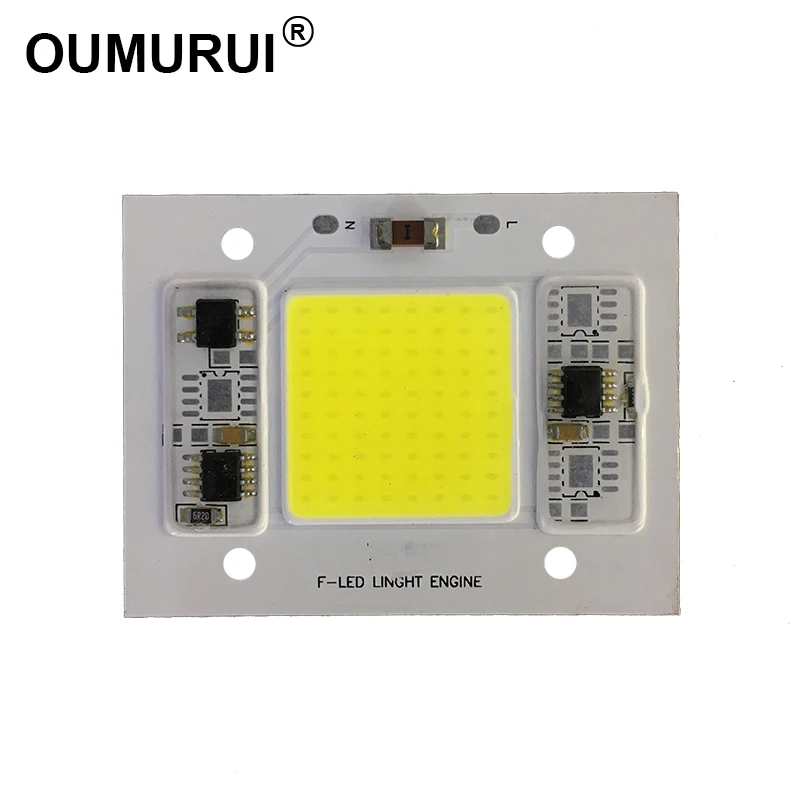 20w/30w/50w Led Cob Ac220-230v Floodlight Panel Module No Need Led Driver Lamp Chip White6000 ...