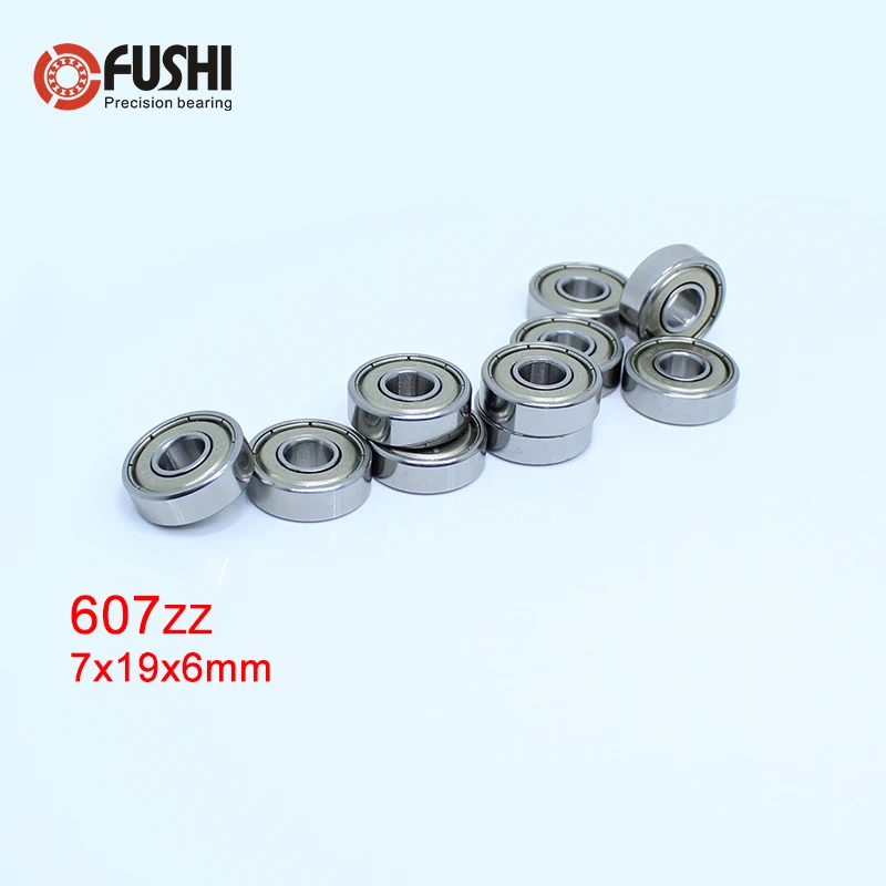 607ZZ Bearing ABEC 5 ( 10PCS ) 7*19*6 MM Miniature 607Z Ball Bearings ...