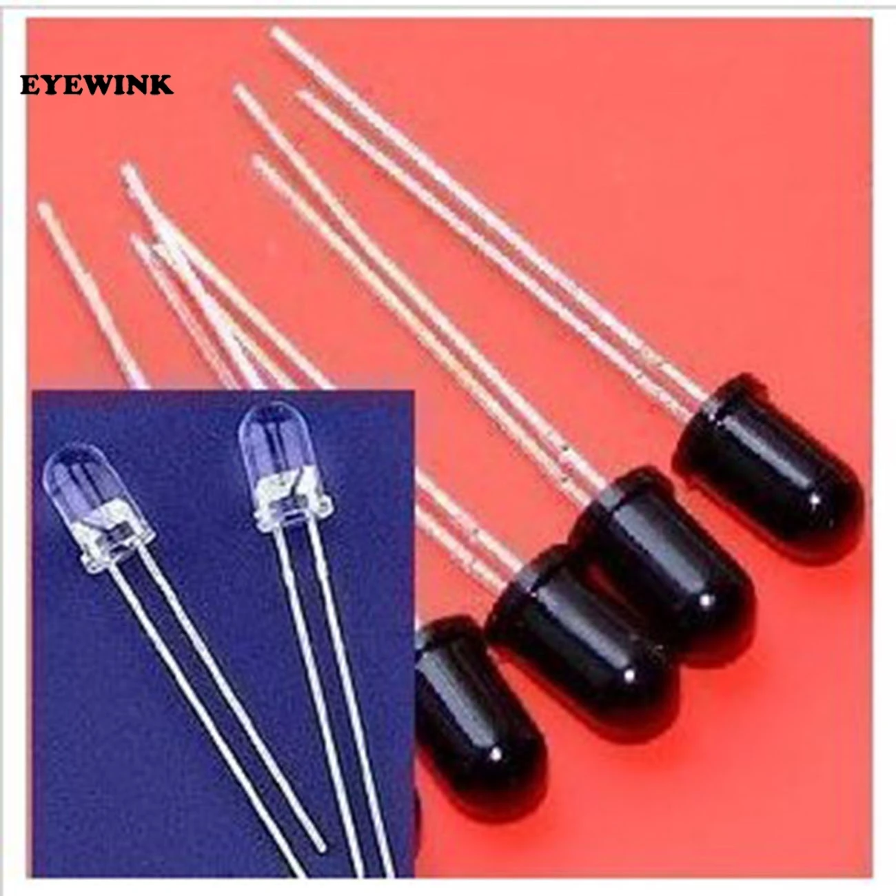 10set 5mm 940nm IR Infrared LED Diodes Lamp Transmitting Receiving Tube IR Light Emitting Diode ...