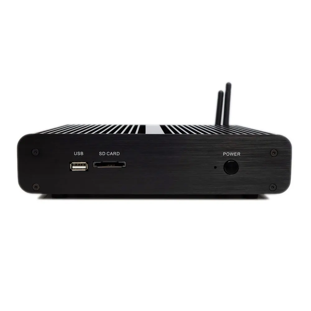 Fanless Mini PC CPU i7 8550U i5 8250U 8th Gen Windows 10 Linux Quad Core DDR4 Mini Computer Pro ...
