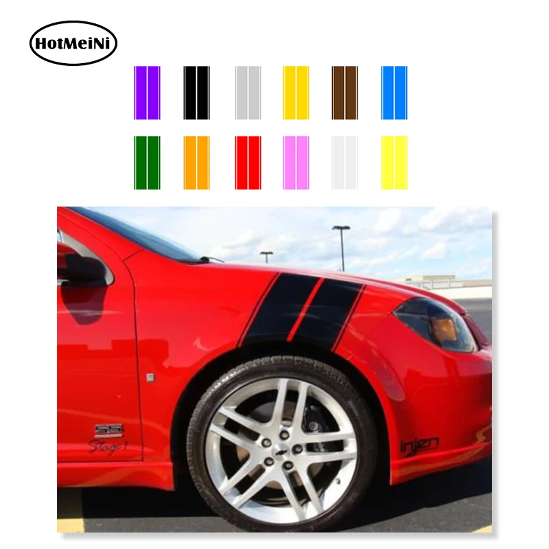 HotMeiNi Fender hash Stripe Racing Graphic Decal Sticker Car Truck or ...