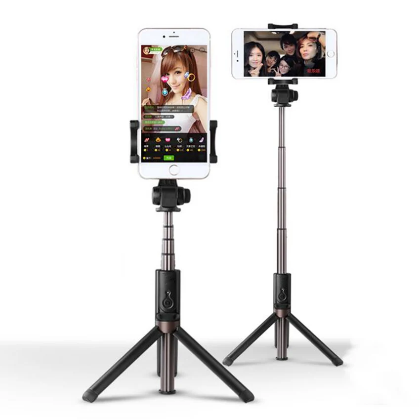 3 In 1 Wireless Bluetooth Selfie Stick Mini Tripod Extendable Monopod