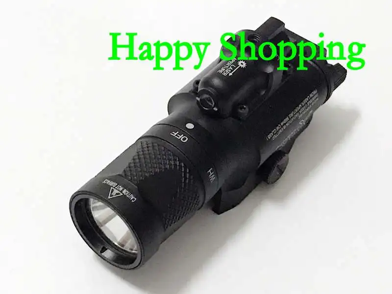 X400V IR Night Vision Weapon Light Combo Laser Tactical Pistol LED Red ...