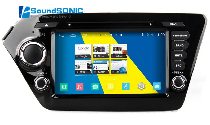 For Kia Rio K2 2011 2012 2013 2014 Touch Screen Android Autoradio GPS ...