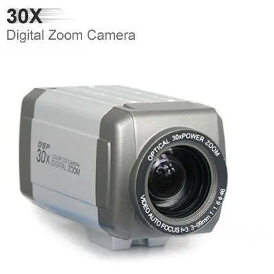 CCTV CCD EFFIO E Optical 30x Vari Focal Zoom BOX Camera 3.3 99mm Lens ...