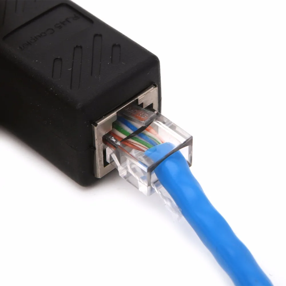 RJ45 Female To Female Network Ethernet LAN Connector Coupler Converter ...
