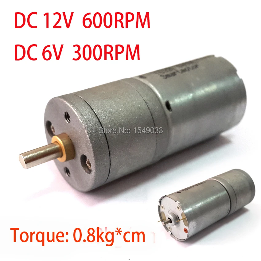 new dc gearmotors 12v 600rpm motor powerful high torque gear box motor ...