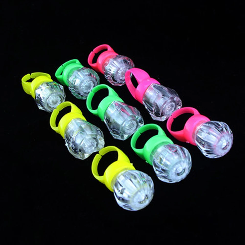 Fashion 1pcs LED Plastic Light Up Ring For Birthday Party Wedding ...