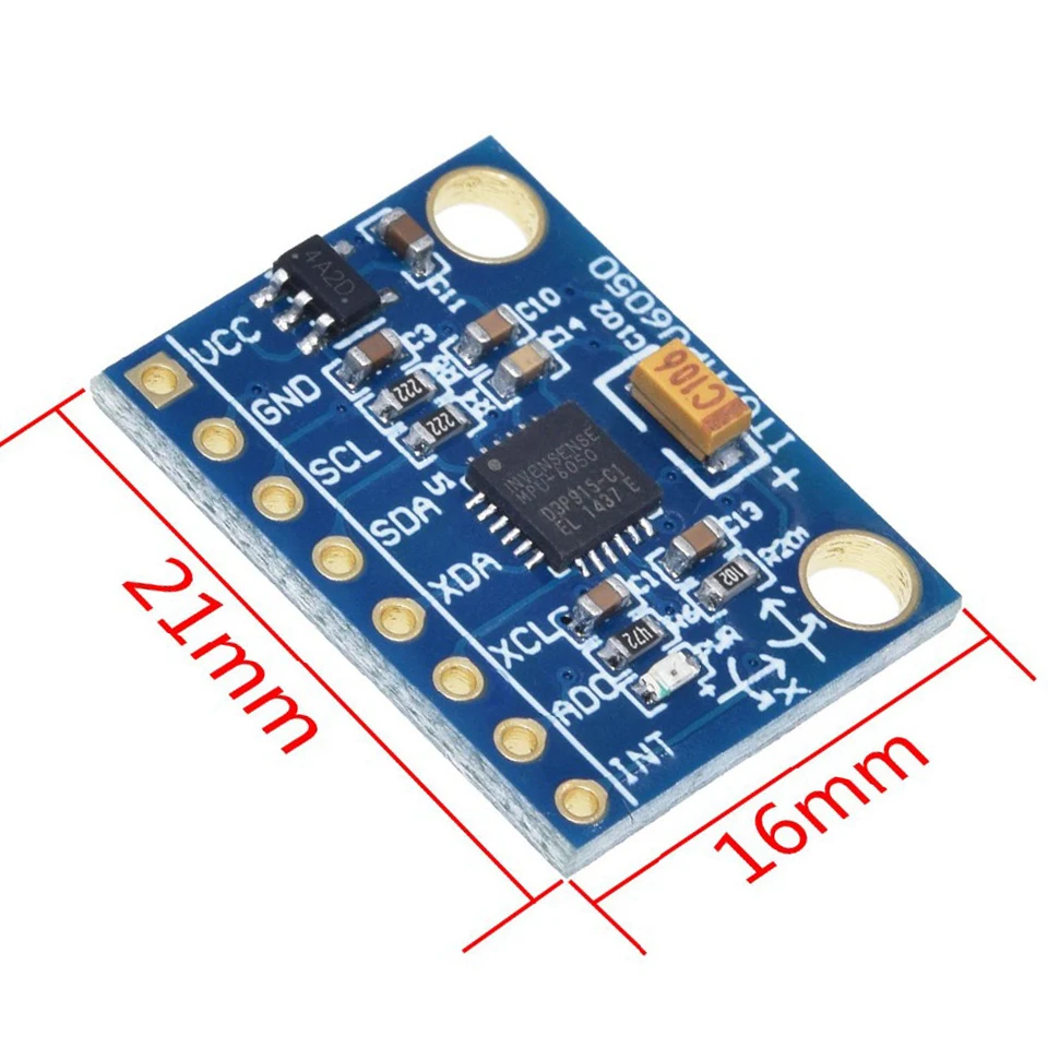 Pro GY521 GY 521 GY-521 MPU-6050 MPU6050 Module 3 Axis Analog Gyro ...