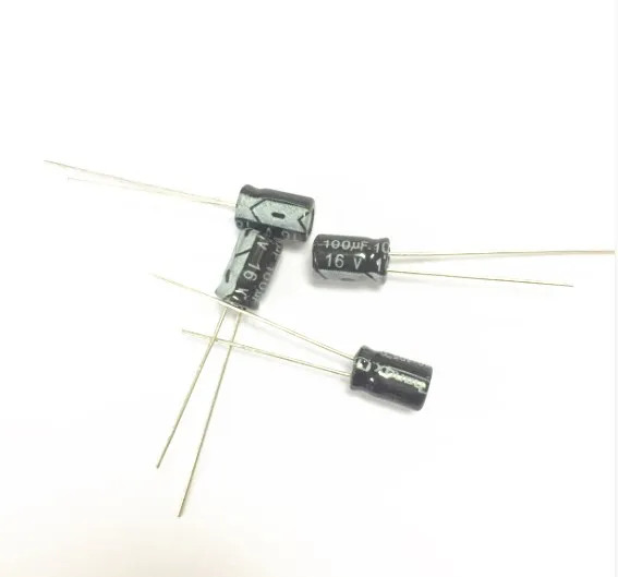 1000PCS 100uF 16V 16V100UF Radial Electrolytic Capacitor 5X7MM ...