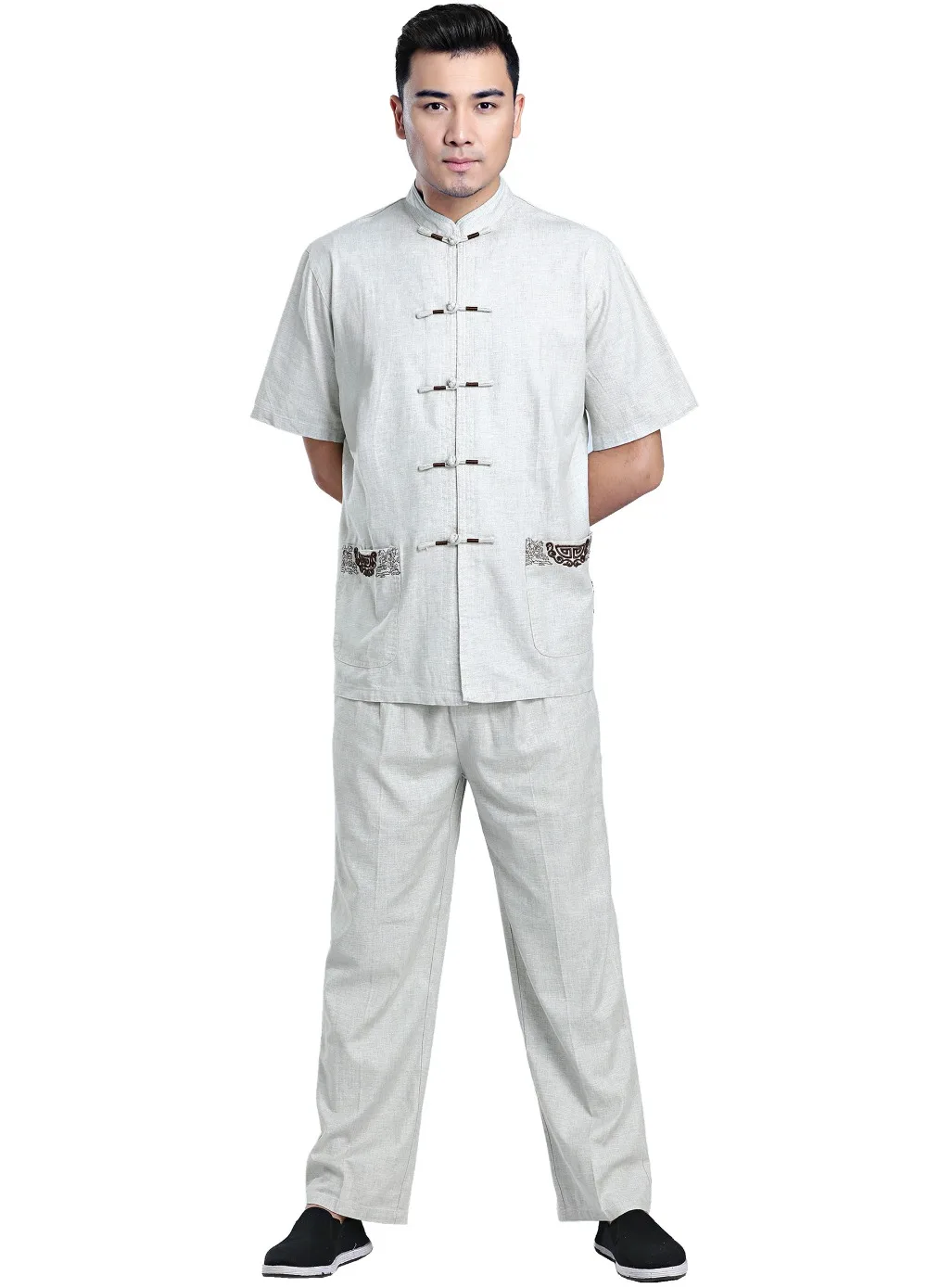 Shanghai Story kungfu Suit Summer Kung Fu Uniforms Short Sleeve Tai Chi ...