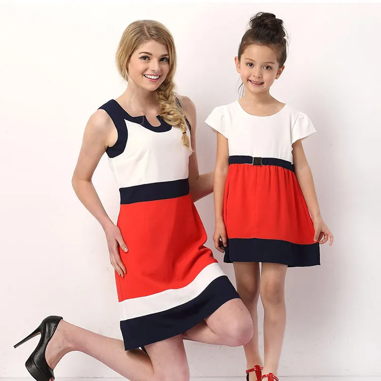 Купить hiheart 2015 своём смешанных цветов матери-дочери соответствия ...