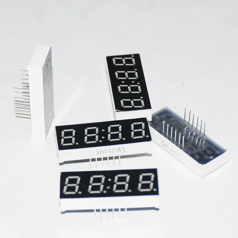 Купить 5 шт. светодиодный 7-segment дисплей 0, 4 дюймов семь 7 ...