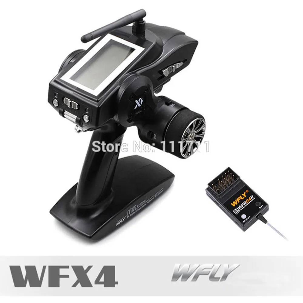 Original WFLY X4 2.4G 4CH Transmitters Gun Control WFX4 Cost effective ...