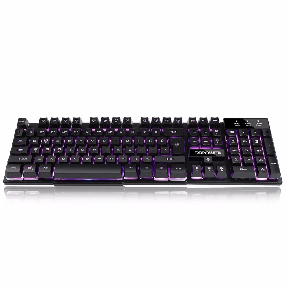 Купить dbpower с задней подсветкой привело игровой клавиатуры 3 цвет ...