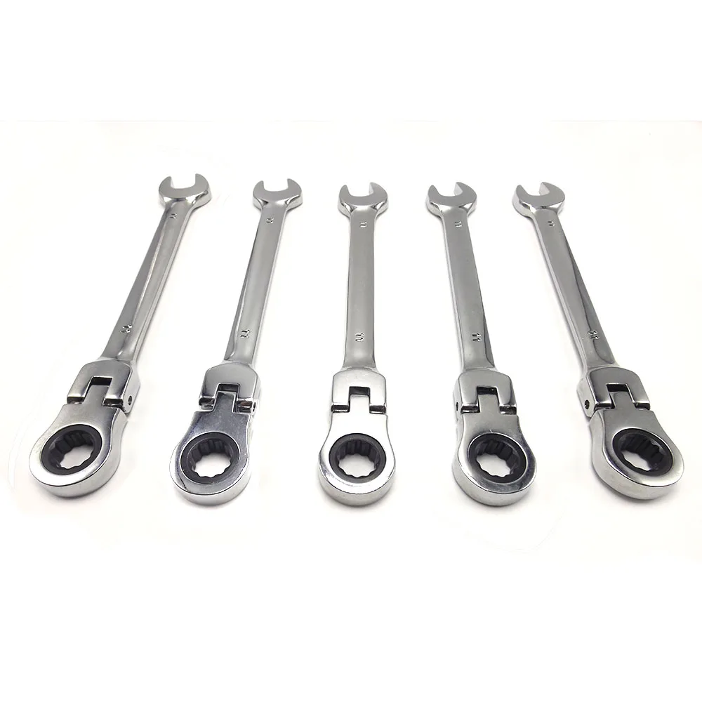 24mm Mini Spanner Tool set Keys Ratchet Spanners Open End Torque Ring ...