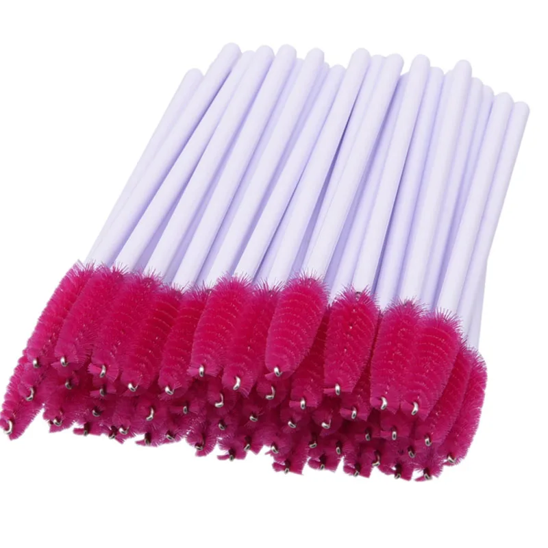 50 pcs/Set Disposable Eyelash Brush Mascara Applicator Wand Sticks ... 50 pcs/Set Disposable Eyelash Brush Mascara Applicator Wand Sticks ...