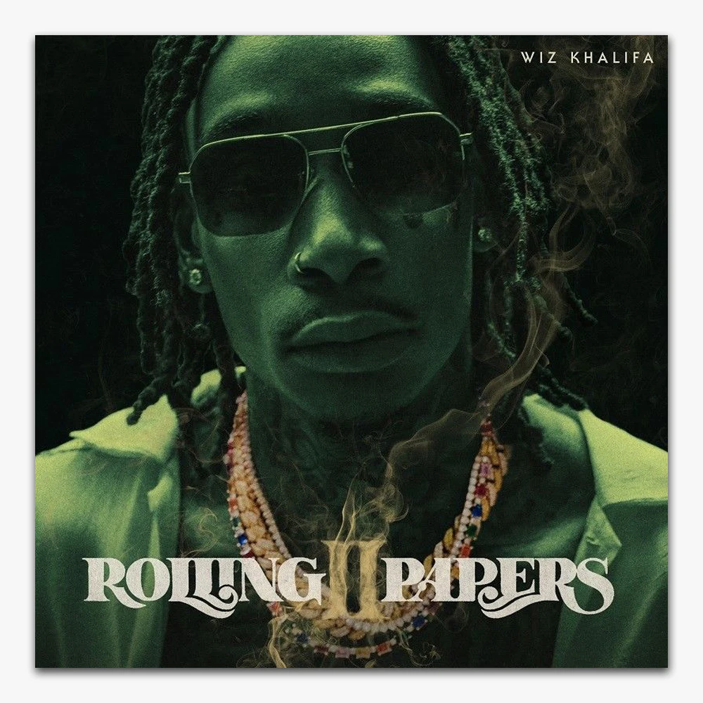TX094 Wiz Khalifa 2018 Rap Music Album Rolling Papers 2 Singer 24x24 ...