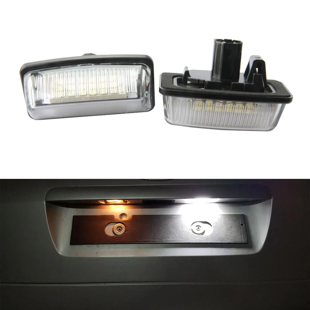 For-TOYOTA-led-number-license-plate-lamp-12V-DC-no-error-Canbus-LED ...