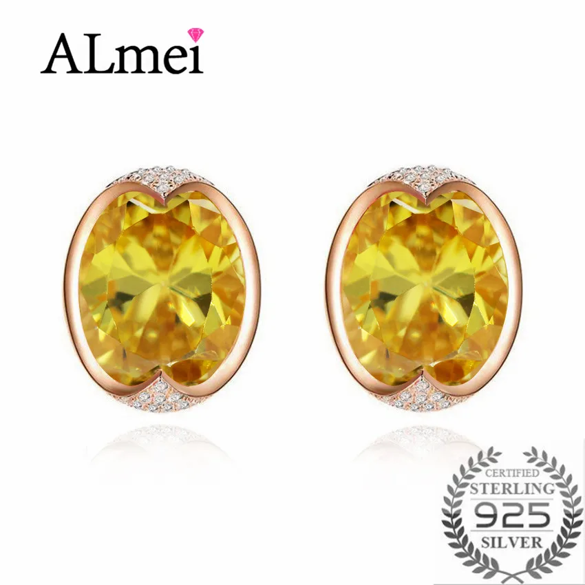 Almei pendientes de plata de primera ley y Circonia cúbica para mujer ...