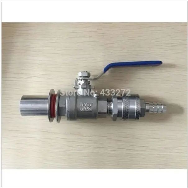 Stainless Steel homebrew Weldless Kettle Valve Kit, 1/2"BSP,with Quick ...