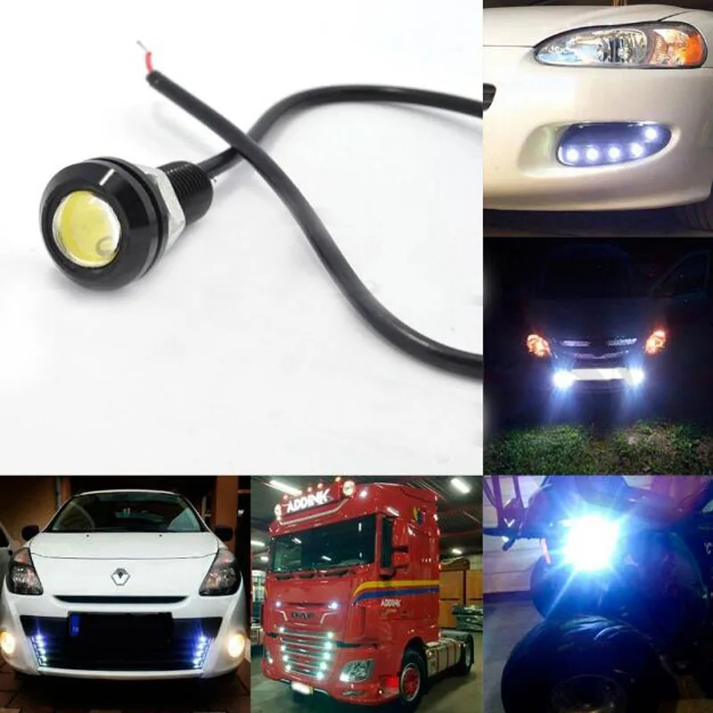 12 v 5 w 18mm ultra fino invisível carro invertendo a luz led 5730 ...