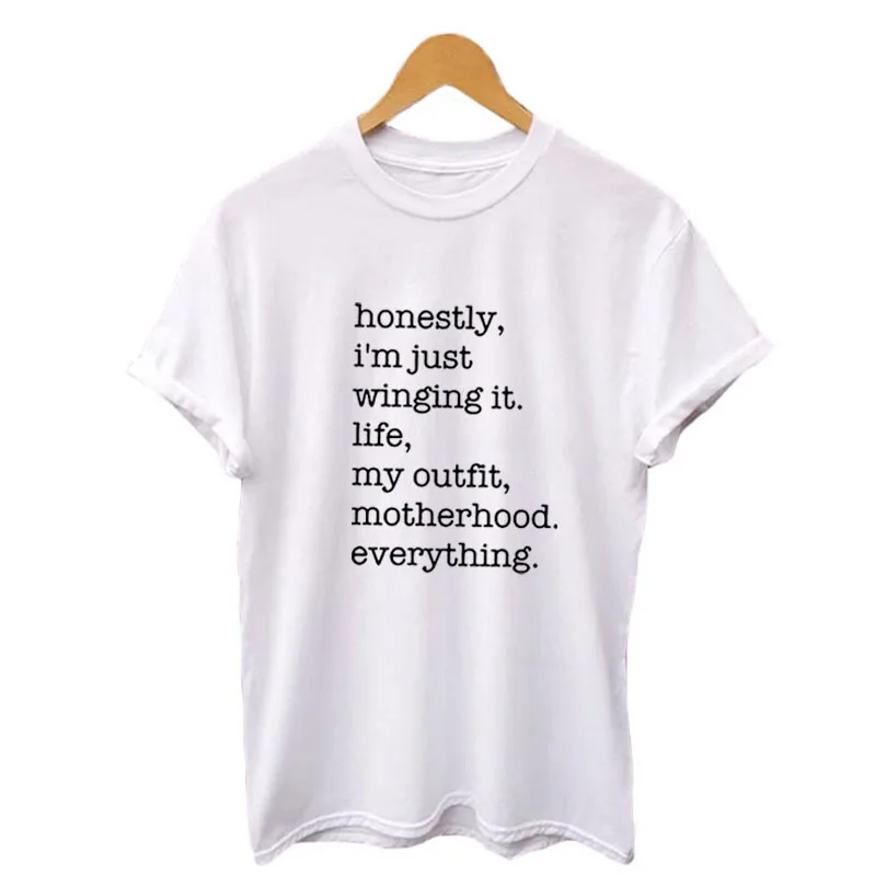 Funny Mom T Shirts Motherhood Saying Letters Tshirt Casual Summer Tops