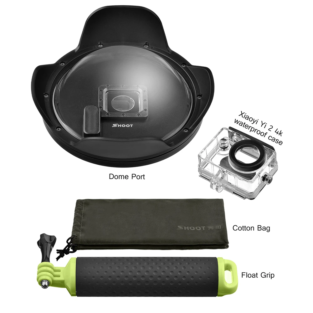 For Xiaomi Yi 4K Waterproof Case Diving Dome Port Waterproof Case ...