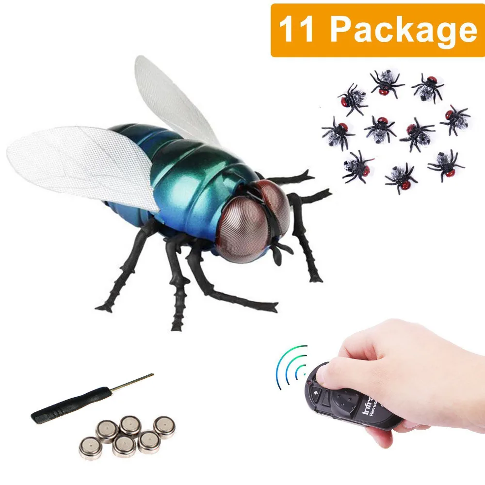 RC Infrared Remote Control Fake the flies , Novelty Fake Plastic the ...