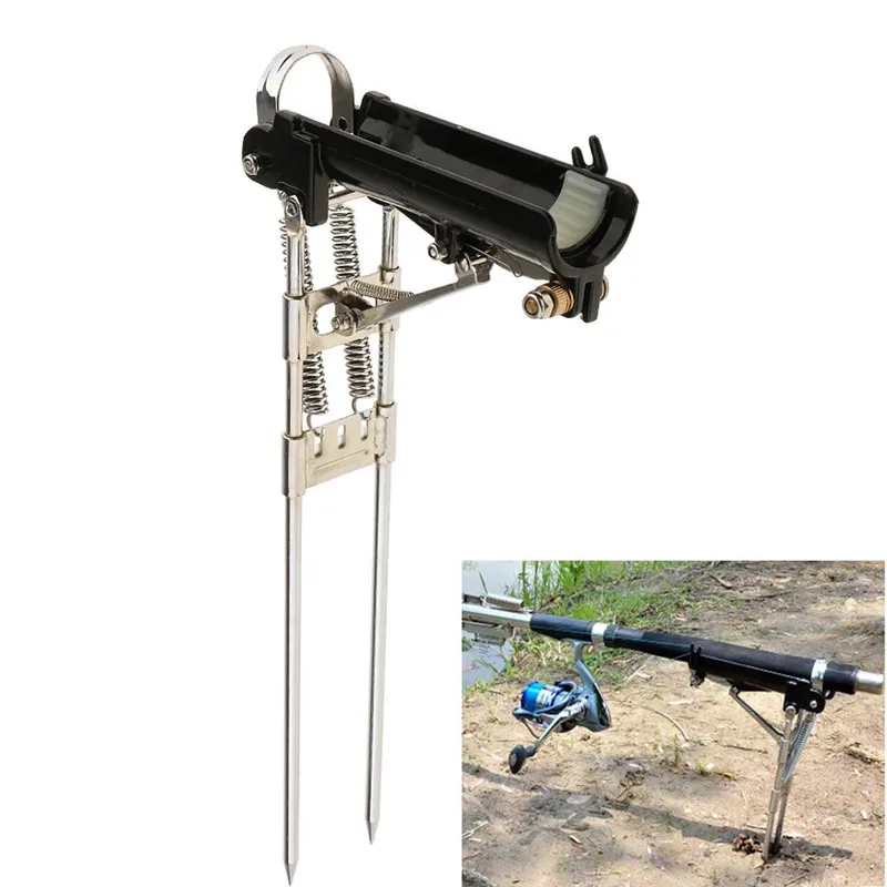 Adjustable Automatic Fishing Pole Bracket Stainless Steel Fishing Rod ...