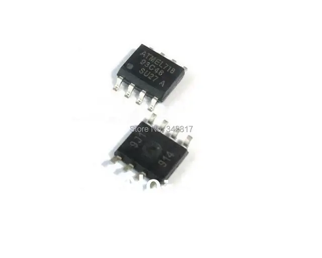 AT93C46 93C46 AT93C46 10SU 2.7 IC Three wire Serial EEPROM 1KBIT 2MHZ ...