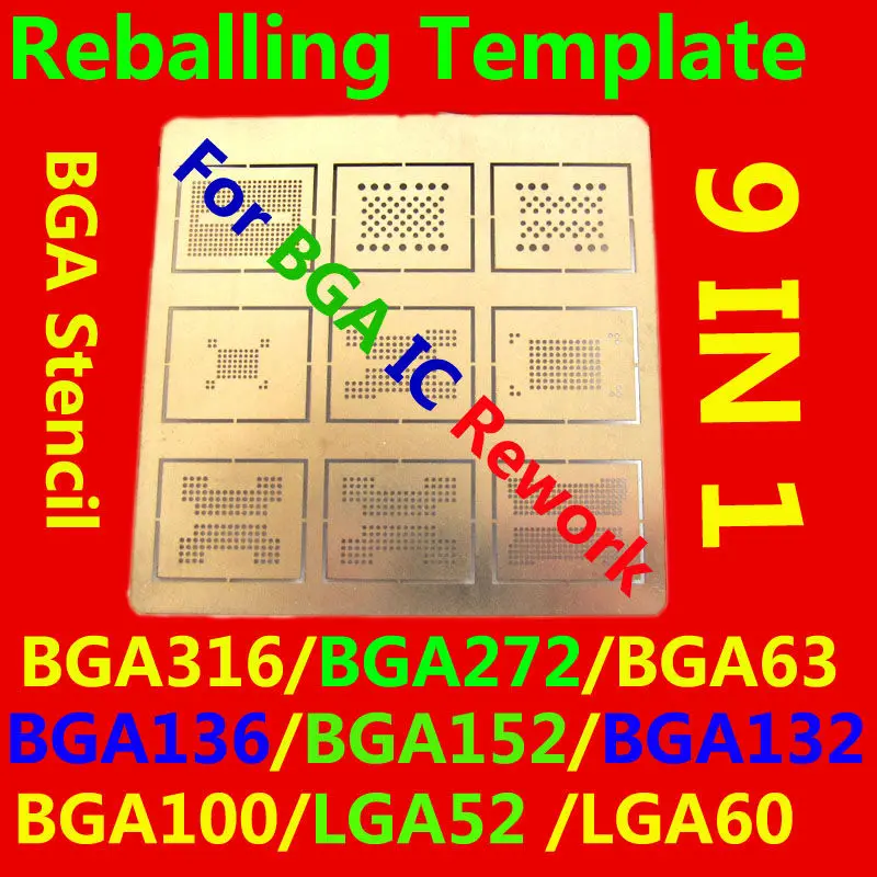 BGA-LGA-Reballing-Stencil-Template-BGA-IC-Reball-for-BGA316-BGA272 ...