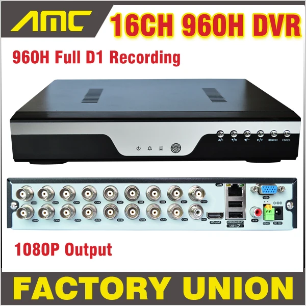 New CCTV 16CH 960H DVR Recorder Full D1 Real time Recording H.264 CCTV ...