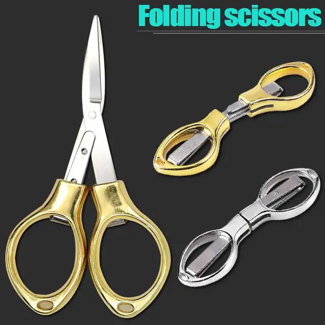Mini Small Stainless Steel Fold Scissor Pocket Tool Utility Gadget ...