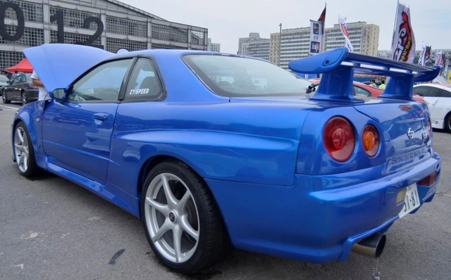 Car-styling For Skyline R34 GTR OEM Carbon Fiber Rear Trunk, 49% OFF