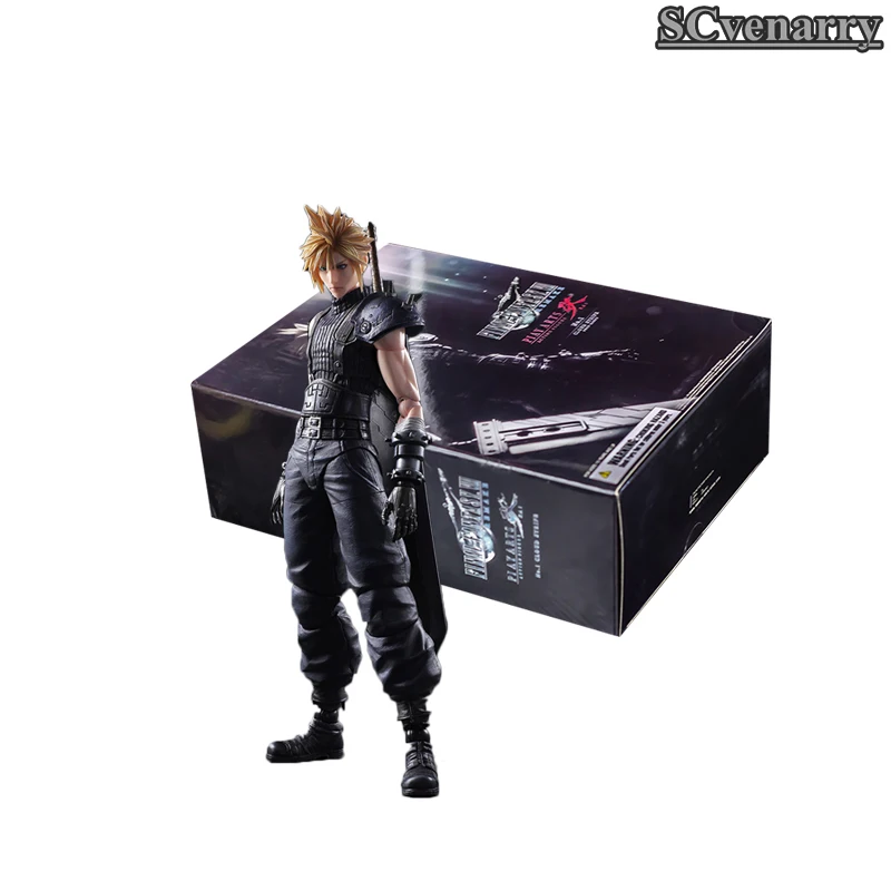 Final Fantasy Anime Action Figure Cloud Strife 2nd Collection Model Toy ...