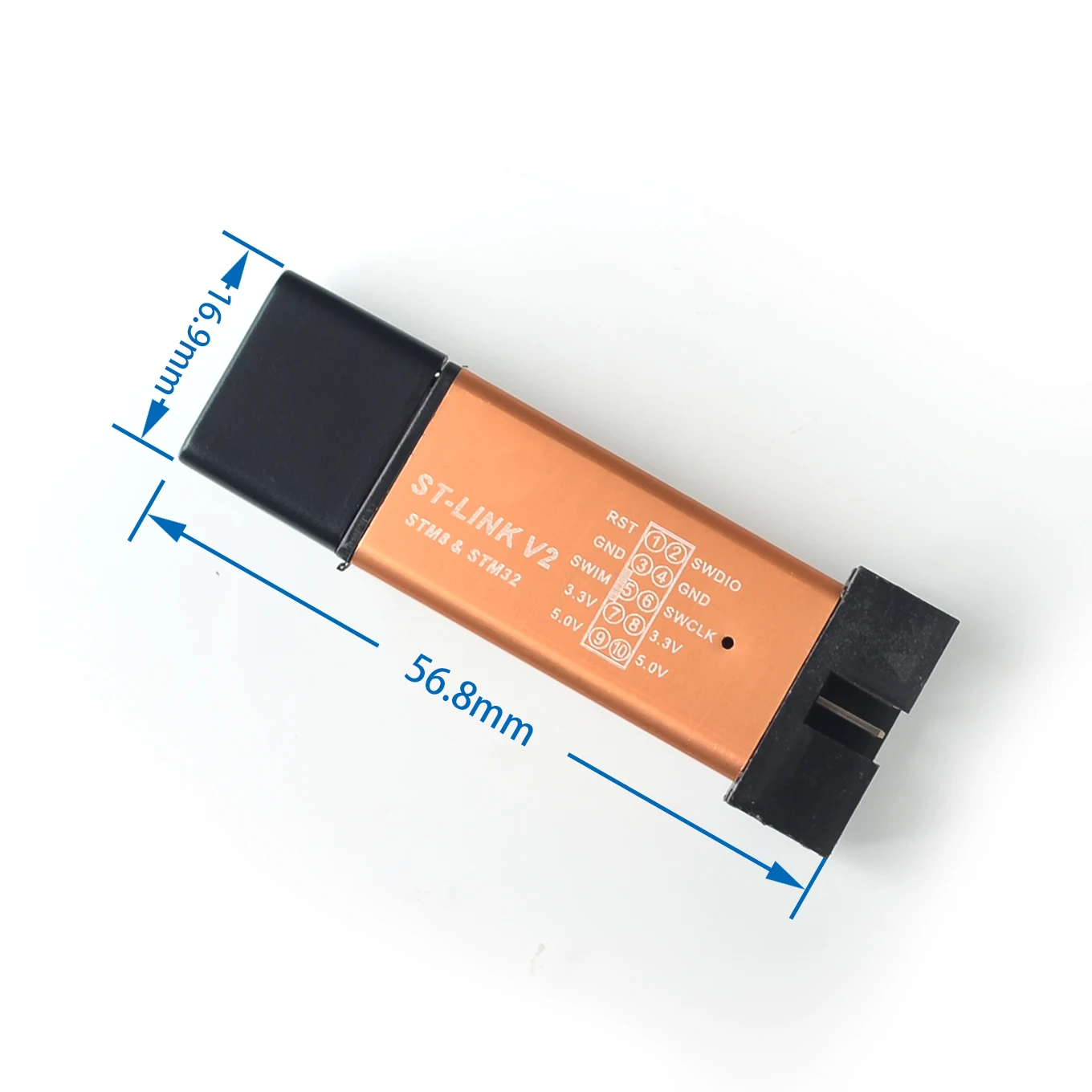 Купить лидер продаж 1 шт ссылка выпиливать Stlink окончательно связь с V2 мини Stm8 фирмы