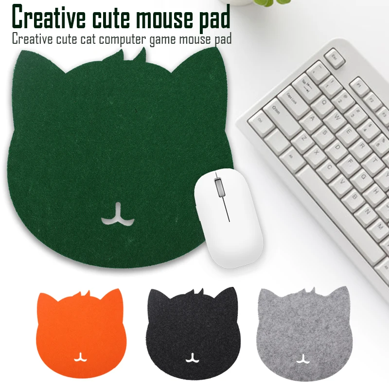 New Non Slip Lovely Mouse Pad Protector Mat Felt Laptop Cushion Mouse ...