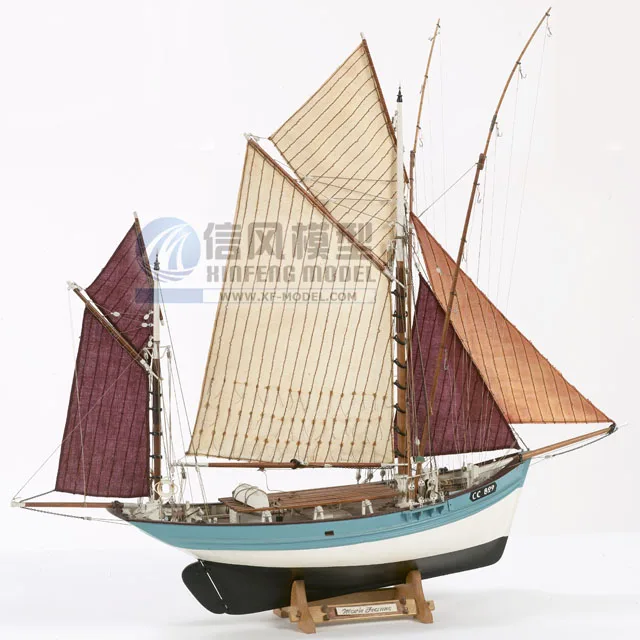 Nidale Model Scale 1/33 Classics French Fishing Boat Model Kits Marie ...