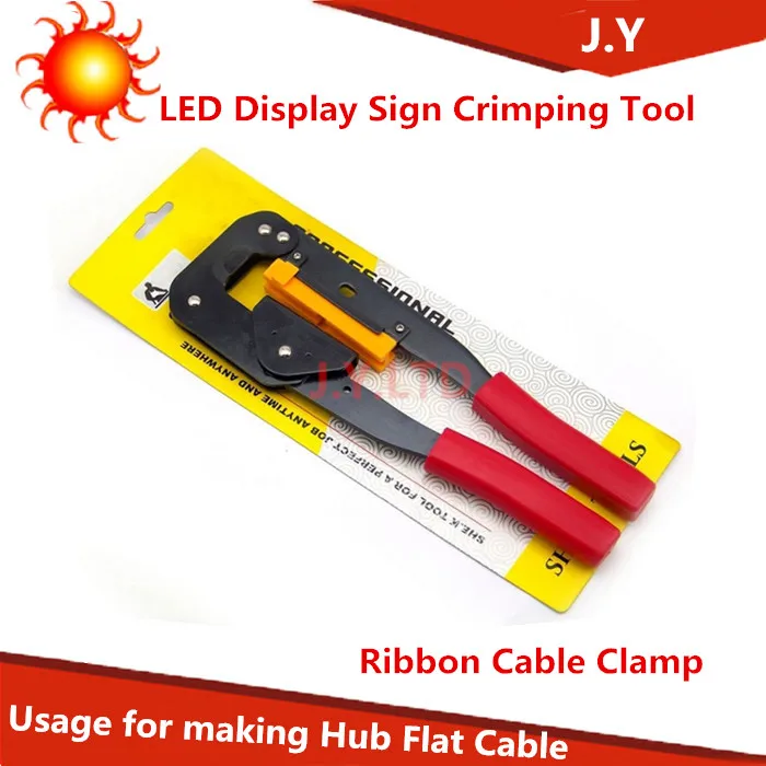 LED Display Sign Crimping Tool Usage for making Hub Flat Cable , Ribbon ...