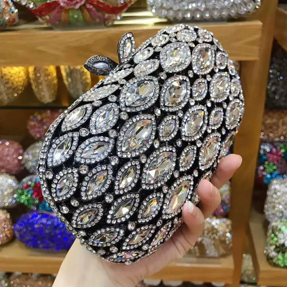 XIYUAN women champagne/gold/pink/black Evening Bags Wedding Party ...