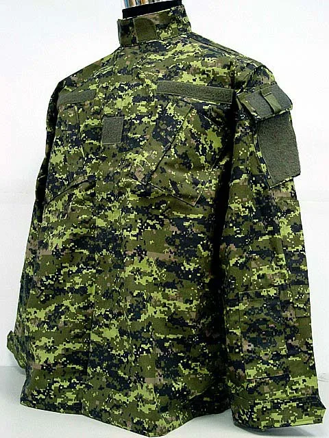 BDU Canada Army Battle Uniform Woodland Digital Camouflage Suit ...