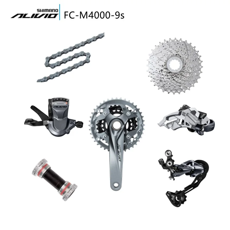 Shimano bike bicycle Cycling Groupset Alivio M4000 M4050 Groupset Group ...