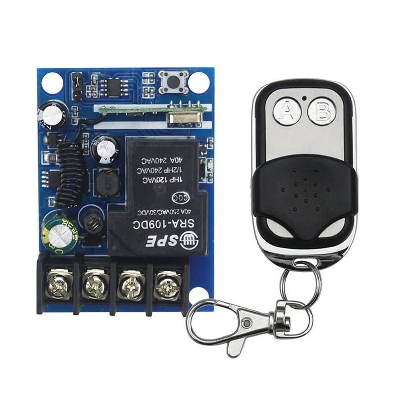 New DC12 48V 12V 24V 36V 48V 1CH 10A RF Wireless Remote Control Switch ...