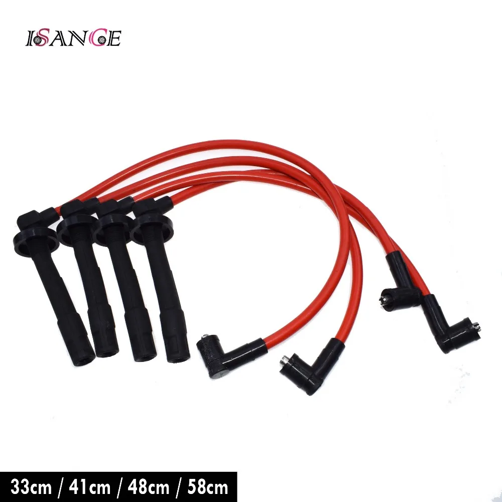 ISANCE 10.2mm Ignition Spark Plug Wire Cable Set D16Z6 D15B7 D15B8 For ...